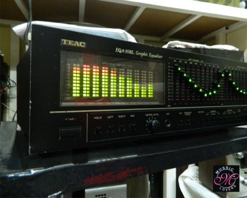 TEAC EQA-30BL 10+10 Band Stereo Graphic Equalizer Spectrum Analyzer