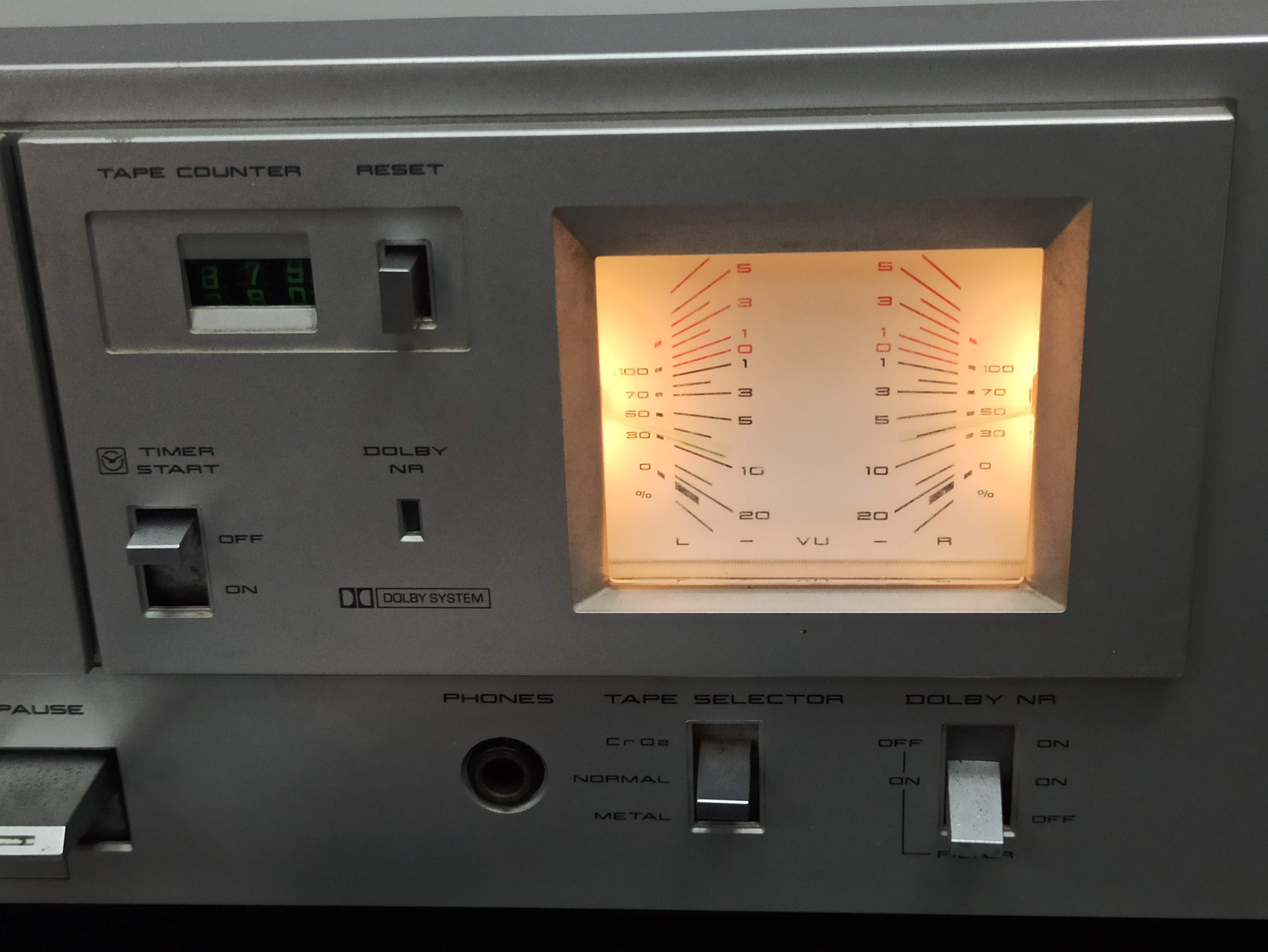 Buy Vintage AKAI JAPAN CS-M01A VINTAGE CASSETTE DECK WITH METER ...