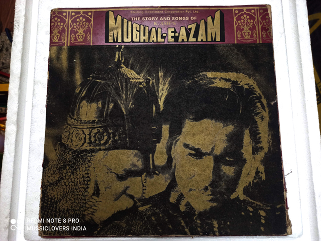 Buy Vintage MUGHAL-E-AZAM RARE SET OF 3 LONG PLAY RECORDS WITH STORY ...