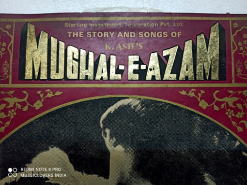 Buy Vintage MUGHAL-E-AZAM RARE SET OF 3 LONG PLAY RECORDS WITH STORY ...