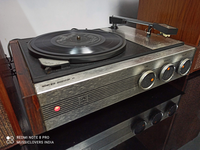 Buy Vintage HMV POPULAR II- 4 SPEED VINTAGE STEREO RECORD PLAYER Sale ...