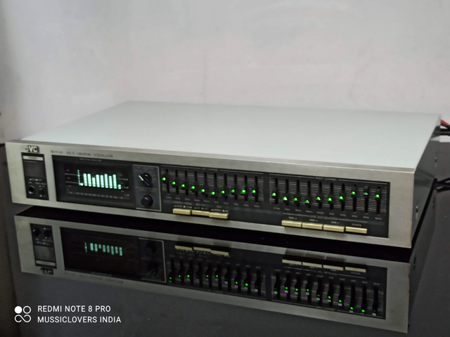 Buy Vintage JVC JAPAN SEA-66 10+10 BAND RARE VINTAGE GRAPHIC EQUALIZER ...