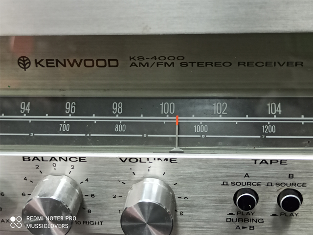 Buy Vintage KENWOOD KS-4000 AM / FM VINTAGE STEREO RECEIVER ...