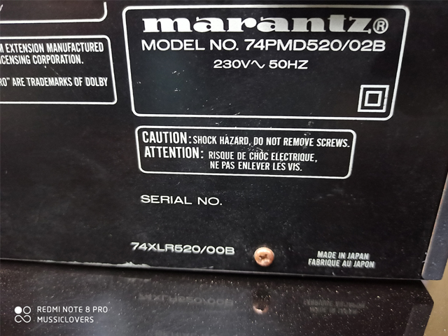 Buy Vintage MARANTZ PMD-520 HIGH END 3 HEAD PROFESSIONAL CASSETTE DECK ...