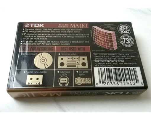 Buy Vintage MAXELL & TDK TYPE IV BLANK METAL CASSETTES @ MUSSICLOVERS ...
