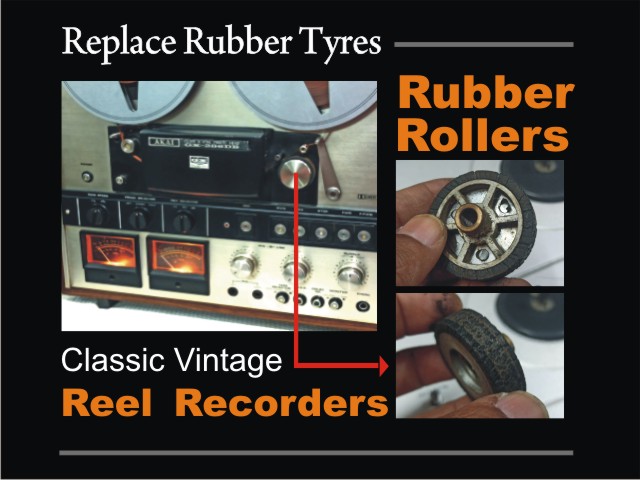Buy Vintage PINCH ROLLERS FOR VINTAGE OPEN REEL RECORDERS ...