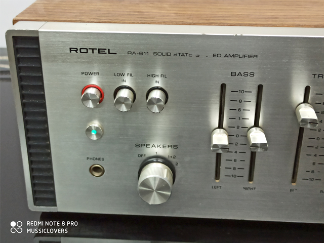 Buy Vintage ROTEL RA-611 SOLID STATE INTEGRATED AMPLIFIER ...