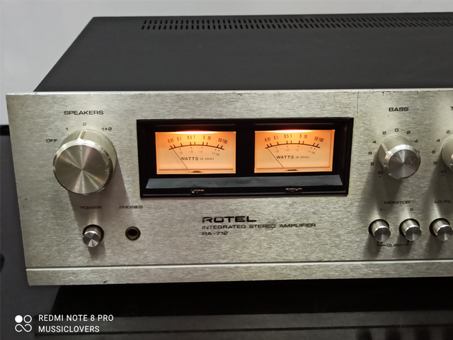 Buy Vintage ROTEL RA-712 VINTAGE STEREO INTEGRATED AMPLIFIER ...