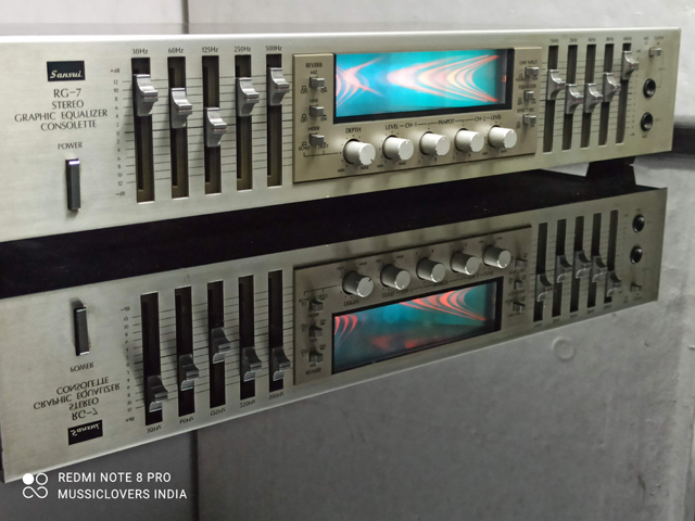 Buy Vintage SANSUI RG-7 RARE VINTAGE STEREO GRAPHIC EQUALIZER ...