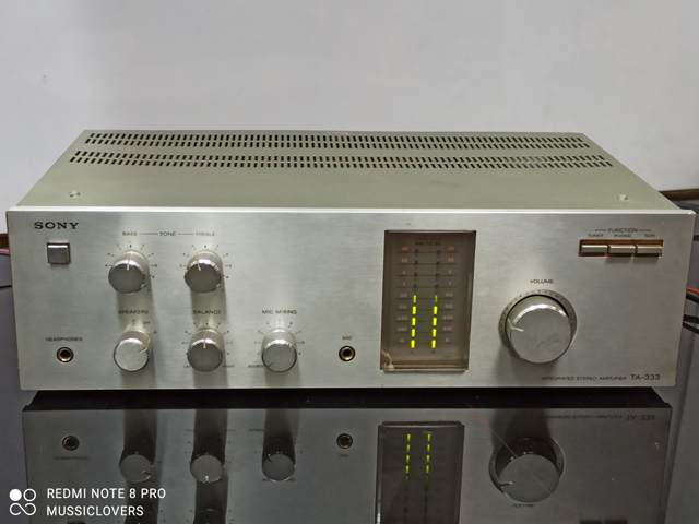 Buy Vintage SONY, JAPAN- TA-333 VINTAGE STEREO AMPLIFIER OF 1979 ...