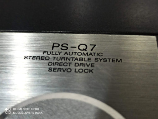 Buy Vintage SONY JAPAN PS-Q7 DIRECT DRIVE AUTOMATIC VINTAGE TURNTABLE ...