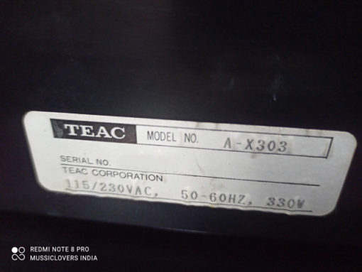 Buy Vintage TEAC JAPAN A-X 303 PRECISION ENGINEERED HI CURRENT ...
