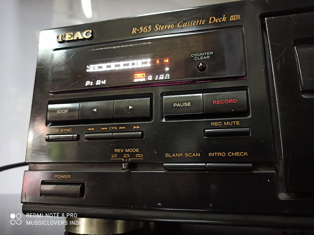 Buy Vintage TEAC JAPAN R-565 AUTO REVERSE STEREO CASSETTE TAPE DECK Sale Pune-India