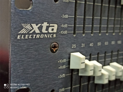 TEAC EQA-30BL 10+10 Band Stereo Graphic Equalizer Spectrum Analyzer