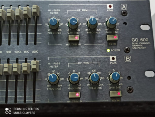 Buy Vintage XTA GQ600 DUAL CHANNEL 31-BAND GRAPHIC EQUALISER ...